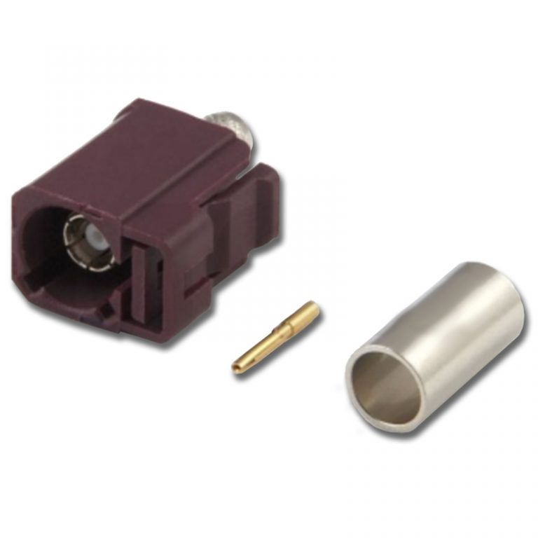 FAKRA D Type Female Crimp, RG174 | Commswest Distribution