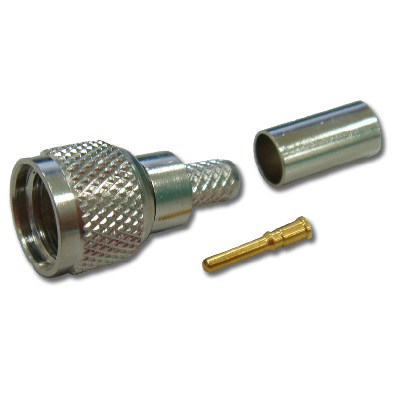 Mini-UHF Male Crimp, RG58 | Commswest Distribution