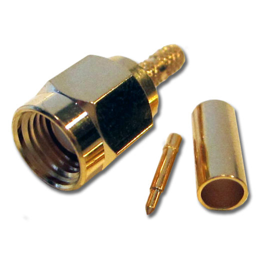 SMA Male Crimp, RG174/RG316 | Commswest Distribution