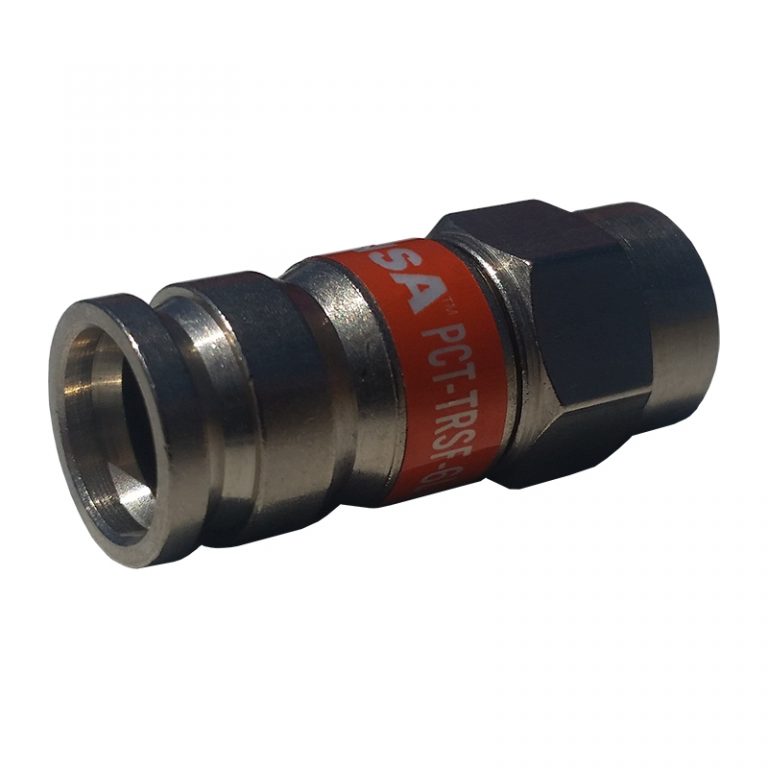 F-Type Male Crimp Connector, RG6 | Commswest Distribution